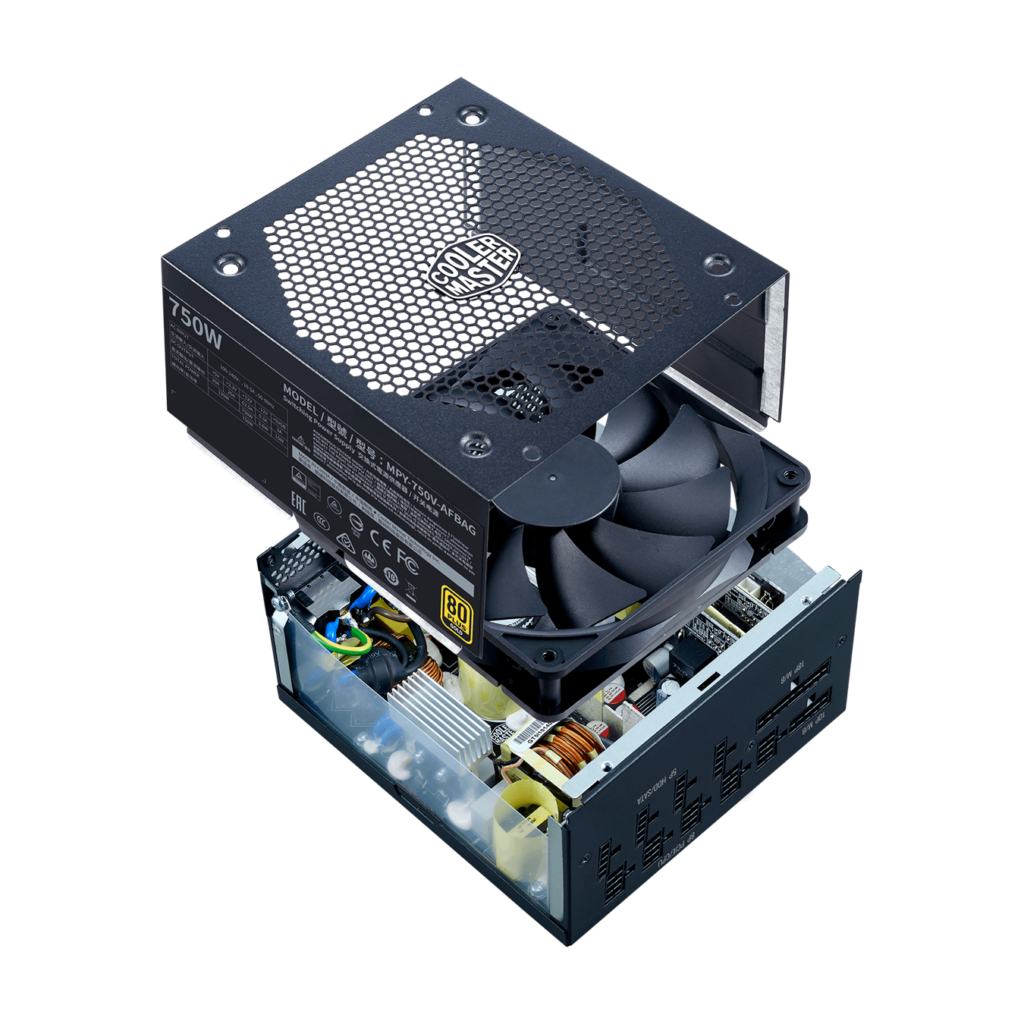 Cooler Master V750 Gold V2 750W Semi-Fanless Full-Modular Power Supply ...