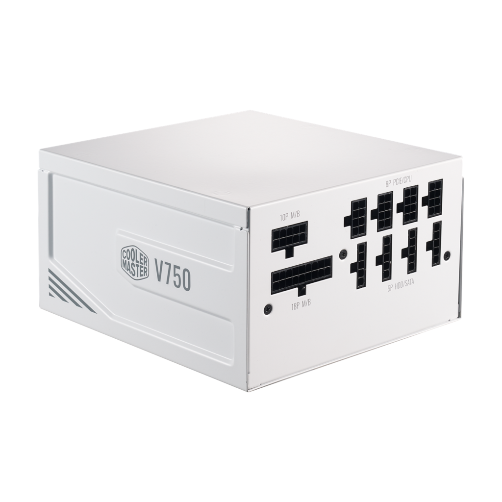 Cooler Master V750 Gold V2 750W Semi-Fanless Full-Modular White Power ...