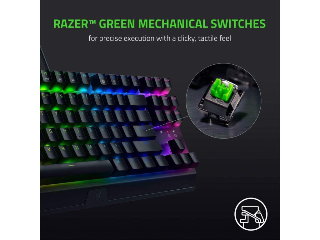 Razer™ BlackWidow V3 Tenkeyless – Mechanical Gaming Keyboard – US ...