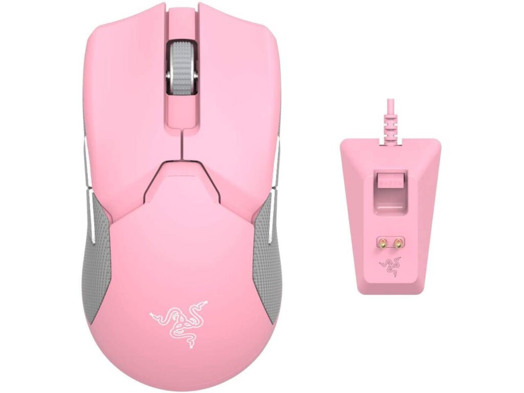 Razer Viper Ultimate -Wireless Gaming mouse with Charging Dock – Quartz ...
