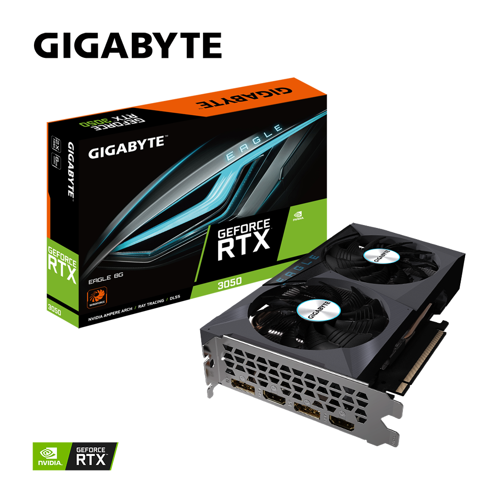 Gigabyte GeForce RTX™ 3050 EAGLE 8G – Volta PC – Home of Custom PC and ...