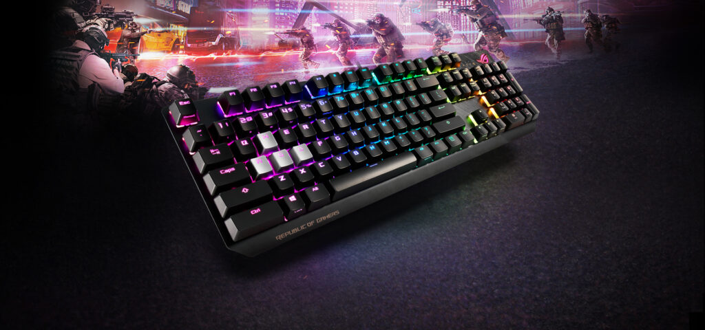 ASUS ROG STRIX SCOPE NX RGB KEYBOARD RED – Volta PC – Home of Custom PC ...