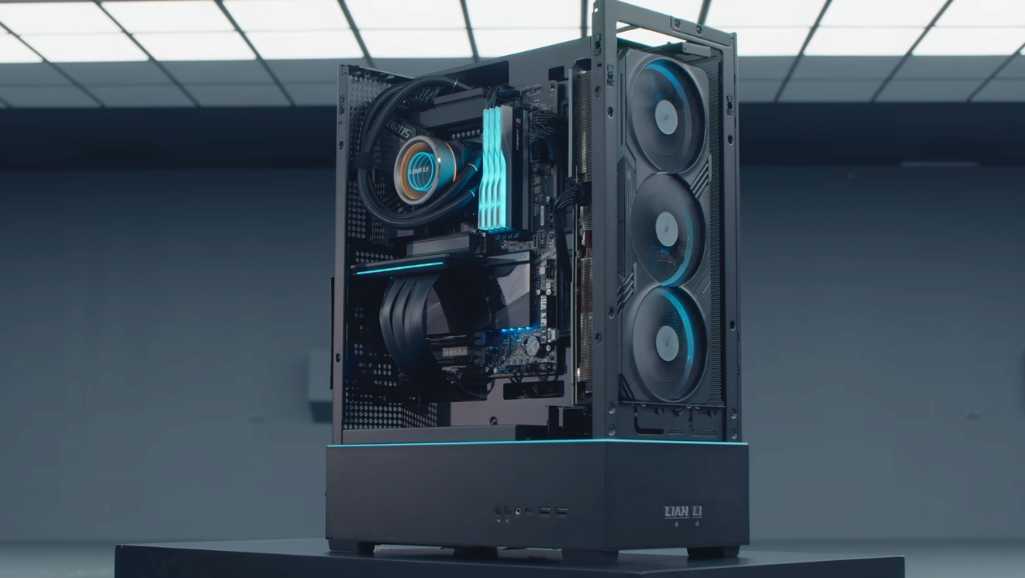 Lian Li SUP01: Custom Gaming PC Case with Back Connect Motherboard ...